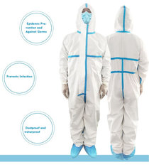 China CE Standard Medical Personal Isolation Clothing Disposable Virus Protection Suit supplier