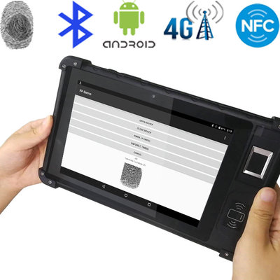 FP08 Biometric fingerprint device with GPRS WIFI Bluetooth RFID NFC on Android 7.0 supplier