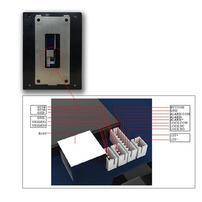 HF Security HF-A5 Price Of Granding Fingerprint Time  WIFI TCP/IP Android OS Fingerprint Access Control  Fingerprint supplier