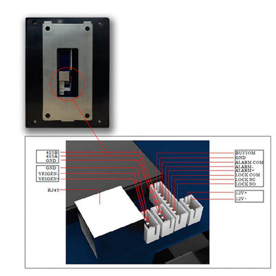 HF-A5 Free SDK WIFI TCP/IP Android OS Fingerprint Access Control Anusb flash driver download fingerprint time attendance supplier