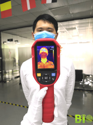 HW08 Non-Contact Portable Handheld Imaging Infrared Thermal Camera to Automatic Automatic Measure Human Body Temperature supplier